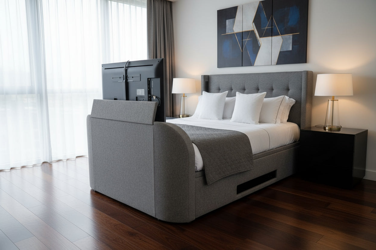 Ottoman TV Bed Bundle Deals | Smart TV & Mattress Included – TV Bed Store