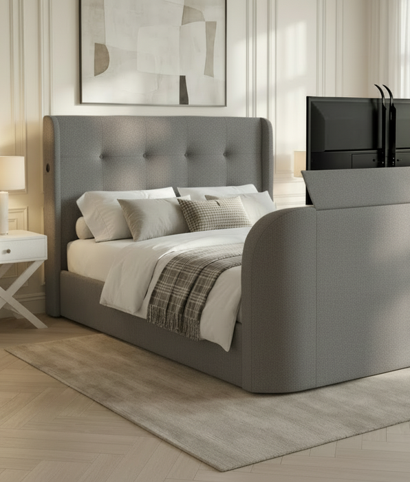 Ottoman TV Beds | Storage TV Beds with Built in TV – TV Bed Store